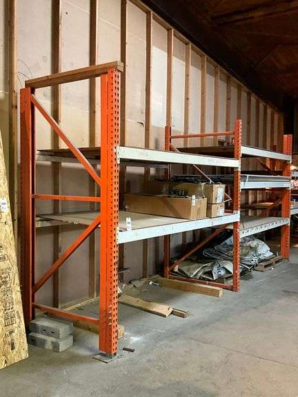 3 Sections of Heavy Duty Pallet Racking ALL FOR ONE MONEY - Kraupie's ...