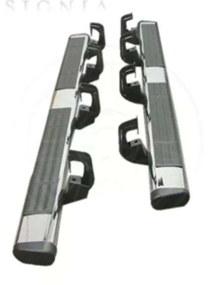 Crew Cab 6-Inch Oval Assist Steps in Chrome (Diesel) - GM - Kraupie's ...