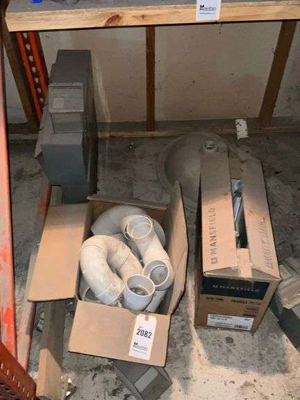 3 Hardware Organizers, PVC Fittings, Toilet Top, Cable, Garage Door ...