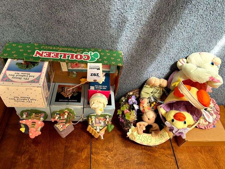 Easter Decorations, 2 Cloth Easter Baskets - Kraupie's Real Estate ...