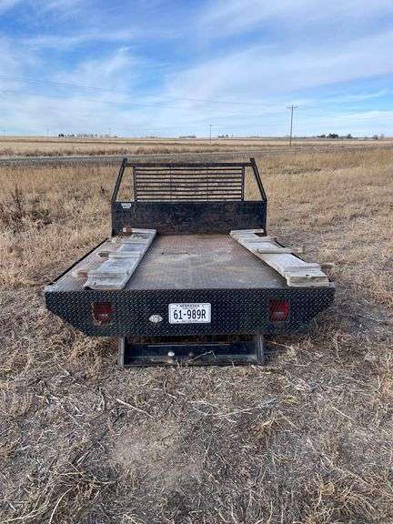 Jensen 8' Flatbed, 85" Wide, With Headache Rack - Kraupie's Real Estate ...