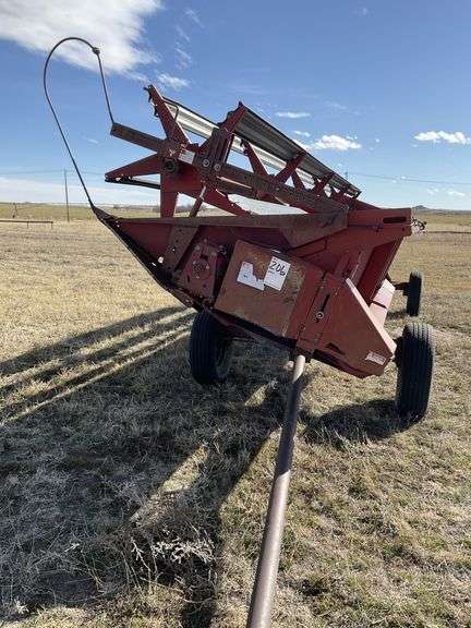 International 810 Wheat Head on Header Trailer, 21’, Was Using, Fair ...