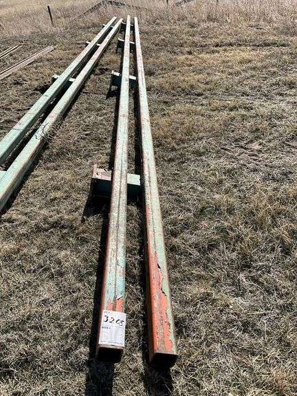2- 38’ 4” x 4” steel runner - Kraupie's Real Estate & Auctioneers