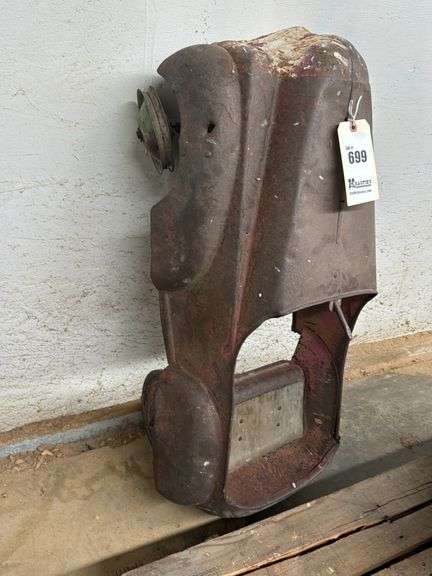 Very old Steel Peddle Car, missing 2 wheels and rubber off some ...