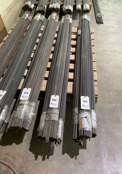 3/8” Carbon 6' Rod, Grade 1062 150 stick bundles, 243956 actual tensile ...