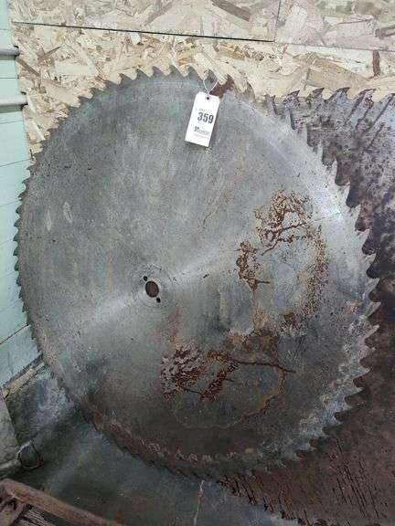 48-in Buzz Saw Blade, appears new! - Kraupie's Real Estate & Auctioneers