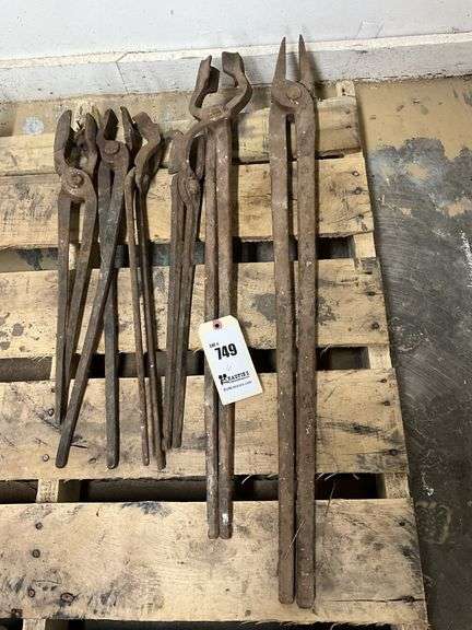 6 Large Forge Tools - Kraupie's Real Estate & Auctioneers