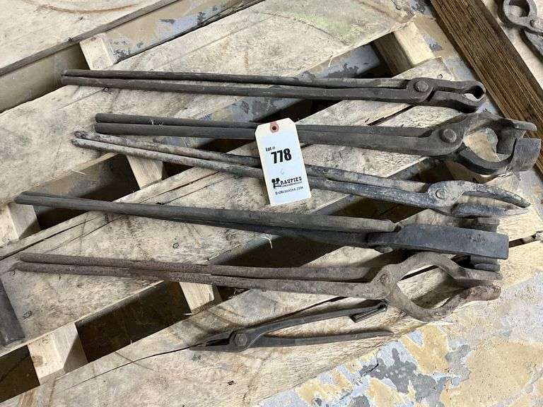 6 Assorted Forge Tools - Kraupie's Real Estate & Auctioneers