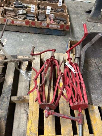 2 Hand Crank Wire/Rope Winders - Kraupie's Real Estate & Auctioneers