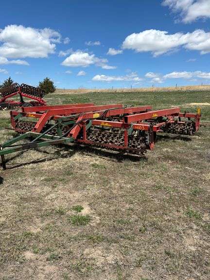 Brillion 15’ Roller packer, has harrows - Kraupie's Real Estate & Auctioneers