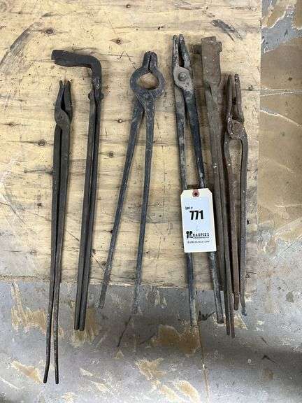 6 Assorted Forge Tools - Kraupie's Real Estate & Auctioneers