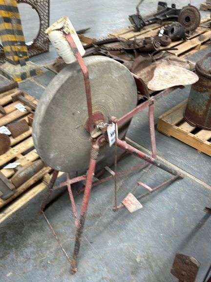 Antique Keen Kutter Peddle Grinder - Kraupie's Real Estate & Auctioneers