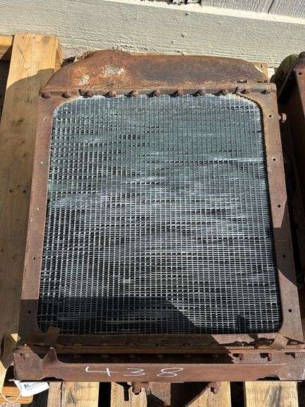 Old Tractor Radiator, 32" x 22", iron surround - Kraupie's Real Estate ...