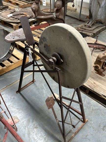 Antique Peddle Grinder - Kraupie's Real Estate & Auctioneers