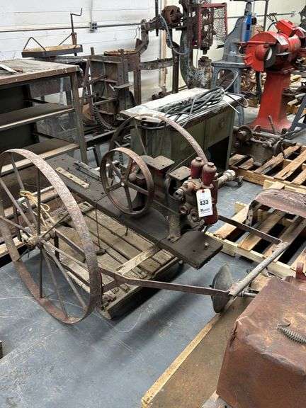 Antique Water Pump on Steel Wheel Hand Cart - Kraupie's Real Estate ...