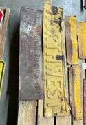 Assorted Metal Signs and Cast Iron Sign - Kraupie's Real Estate ...