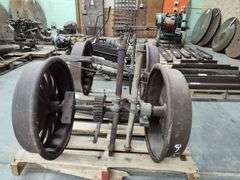 2 Man Hand Car Railroad Trolley Parts - Kraupie's Real Estate & Auctioneers