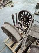 2 Man Hand Car Railroad Trolley Parts - Kraupie's Real Estate & Auctioneers