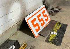 555 Triangle Metal Sign, No Parking Sign, 2-Bethlehem Metal Signs ...