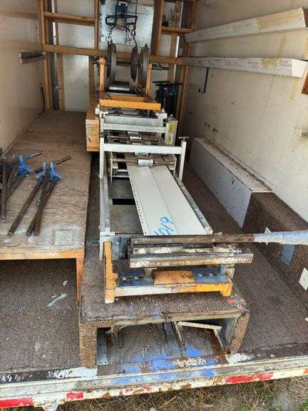 ABC siding machine with Batt & Board roller head, sold with 8 siding ...