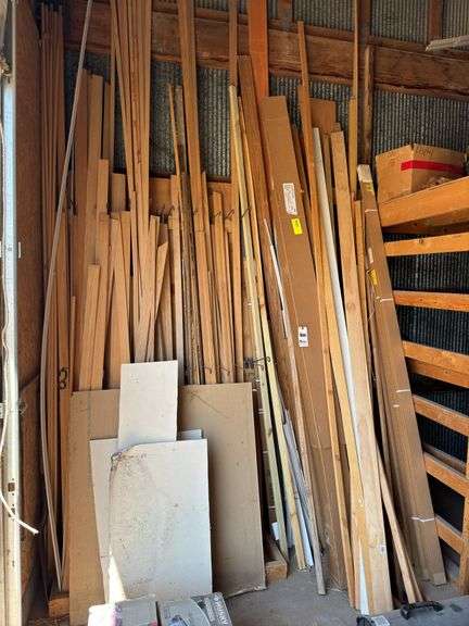 Large lot of misc trim boards, primarily oak & pine - Kraupie's Real ...