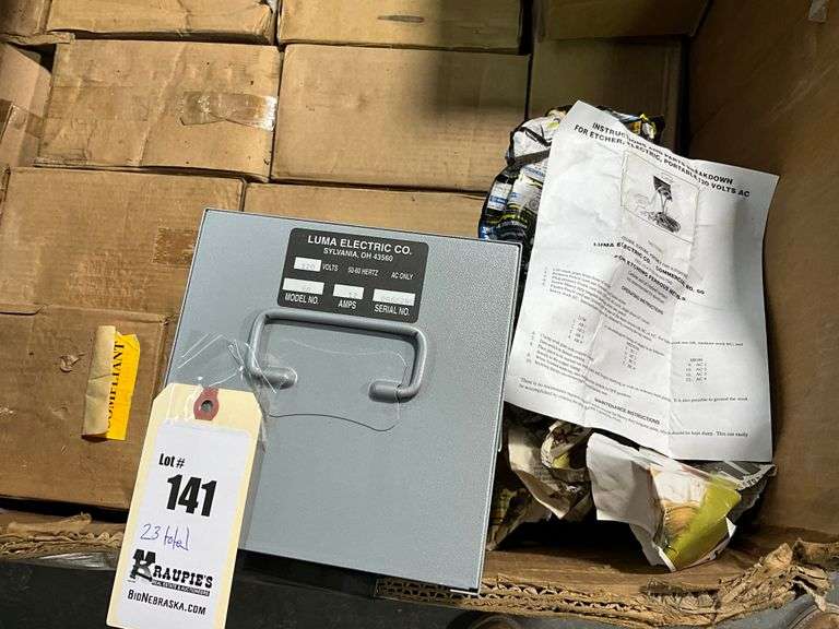 Luma Electric Company Portable Etcher for etching Ferrous Metals ...