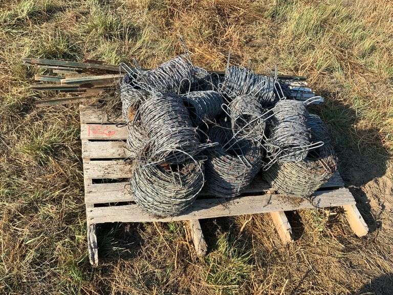 6- New Rolls Red brand Barb Wire - Kraupie's Real Estate & Auctioneers