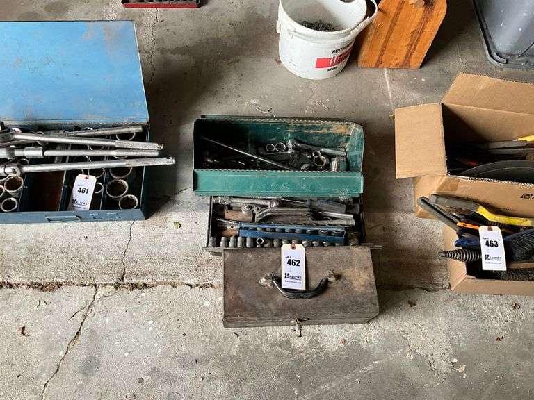 Tool Box with Tools, One Empty Tool Box - Kraupie's Real Estate & Auctioneers