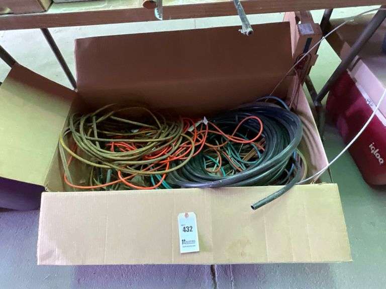 Box Full of Drop Cords - Kraupie's Real Estate & Auctioneers