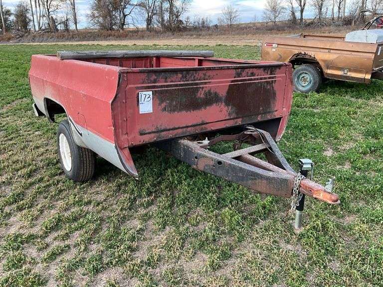 Chevrolet Long Box Pickup Box Trailer - Kraupie's Real Estate & Auctioneers