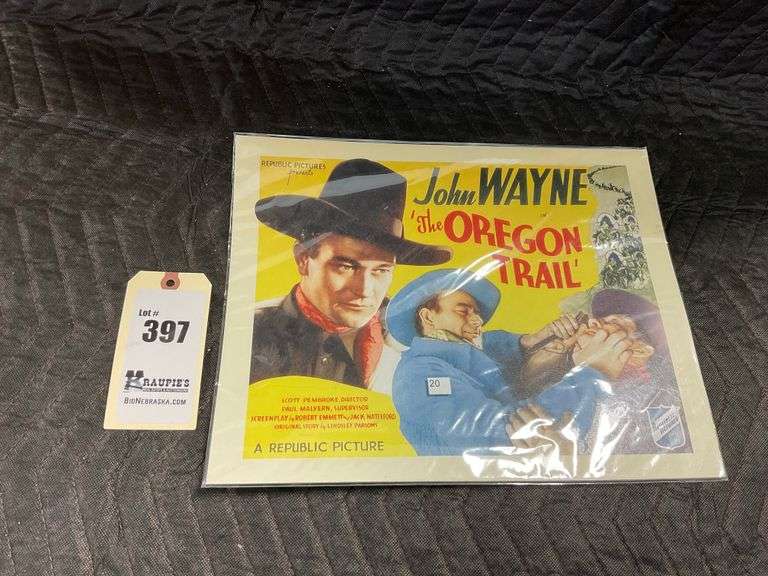 Replica John Wayne " The Oregon Trail" Movie Poster, 11" x 14 ...
