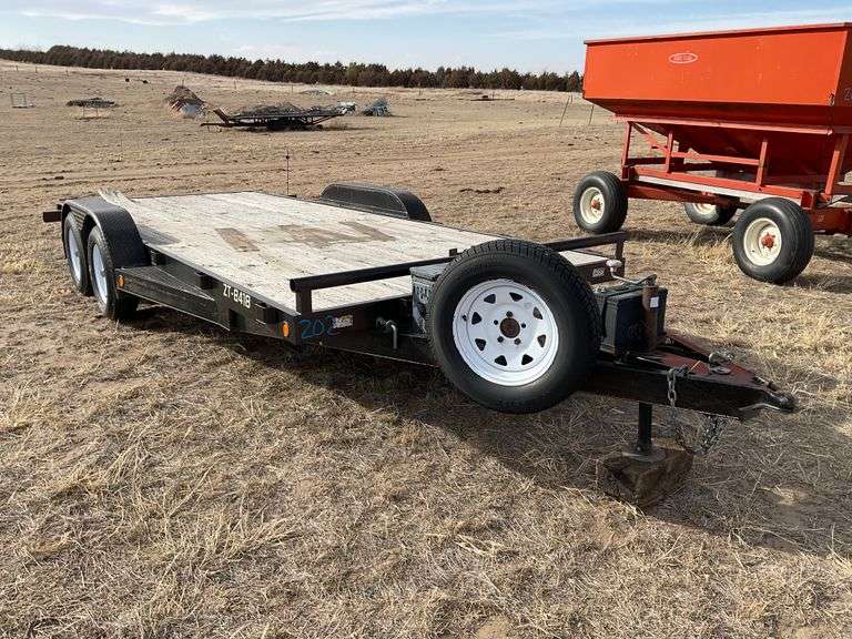 18' BP Car Trailer - Kraupie's Real Estate & Auctioneers