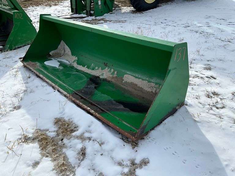 John Deere 8' Loader Bucket for 741 Loader. Like New! - Kraupie's Real ...