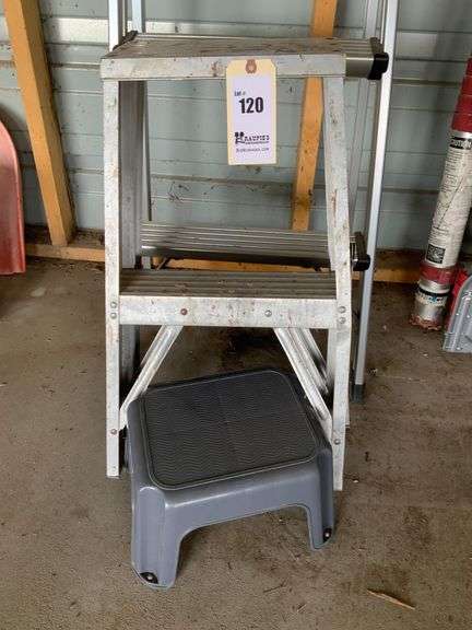 Rubbermaid Step Stool, Plastic Step Stool, Small Aluminum Ladder ...