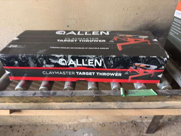 Allen Claymaster Target Thrower NIB - Kraupie's Real Estate & Auctioneers