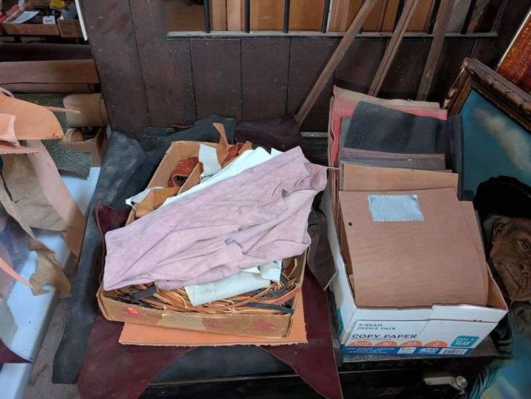 Leather Samples - Kraupie's Real Estate & Auctioneers