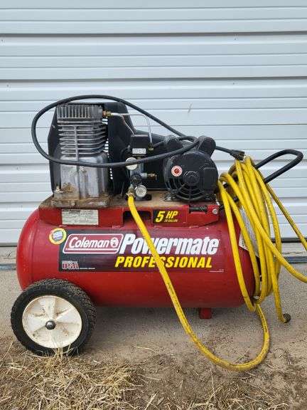 Coleman Powermate Professional Air Compressor - Kraupie's Real Estate ...