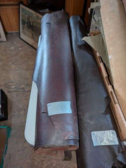 Several Hides of Light Leather - Kraupie's Real Estate & Auctioneers