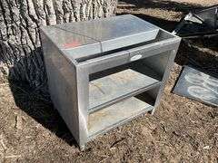 34" x 24" x 32" SS Stand - Kraupie's Real Estate & Auctioneers