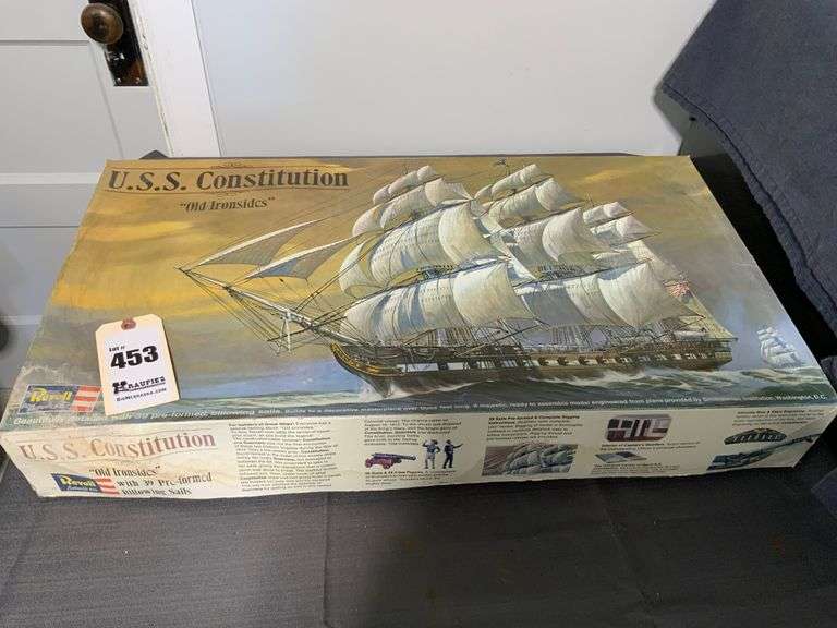 U.S.S. Constitution Model Ship, Never Assembled - Kraupie's Real Estate ...