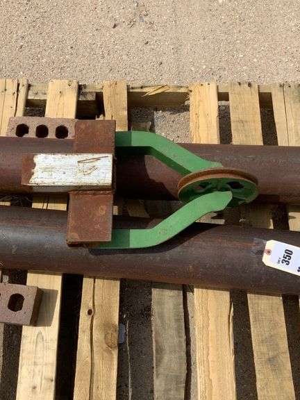 Concrete Filled Steel Post & Hang-on Snatch Block Pulley for a Winch ...