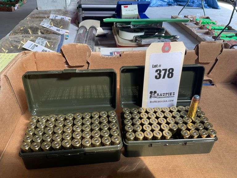100 - .44 Mag Bullets, Reloads - Kraupie's Real Estate & Auctioneers