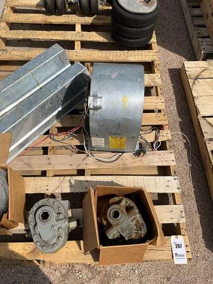 3 Prince PTO Hyd. Pumps, Set Of Metal Saw Horses & Squirrel Cage Fan ...