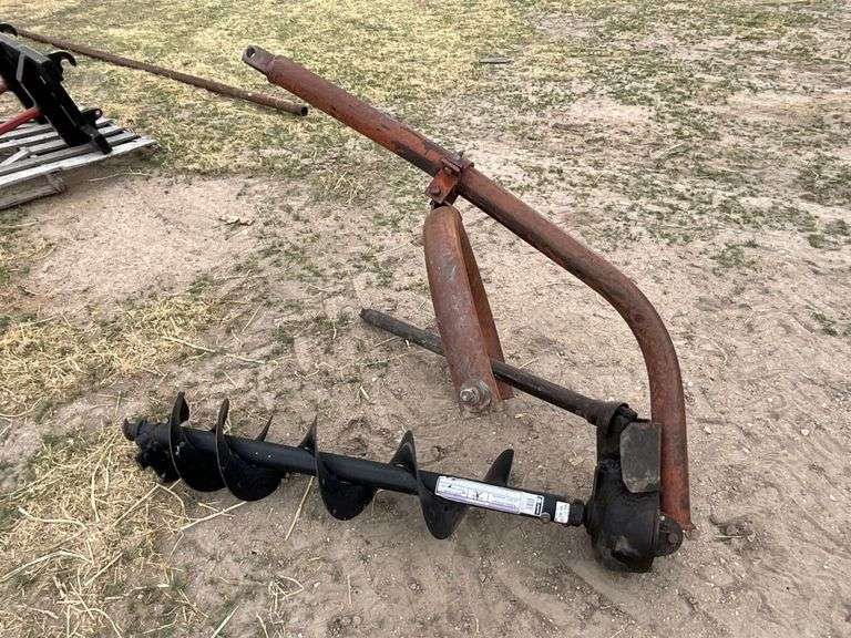 3 pt. Post Hole Digger - New 9" Auger Bit - Kraupie's Real Estate ...