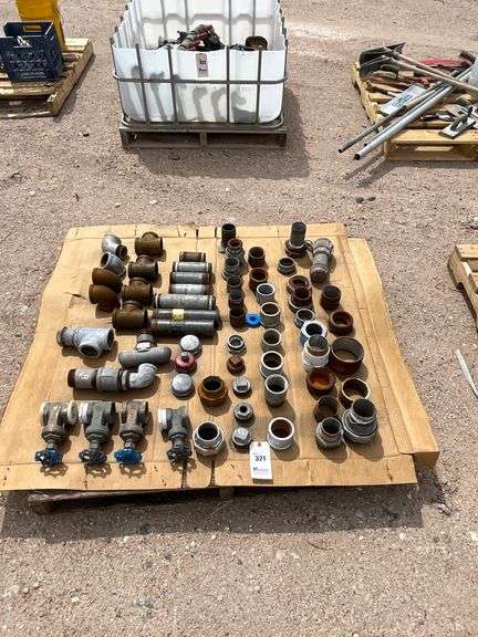 2" & 3" Assorted Galvanized Pipe Fittings & Valves - Kraupie's Real ...