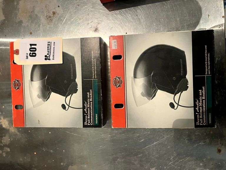 2 Corded Helmet Communication Headsets - New In Box - Kraupie's Real ...