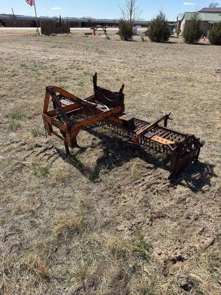 York 3 pt. 8’ Rock Rake, No Guage Wheels on Rear - Kraupie's Real ...