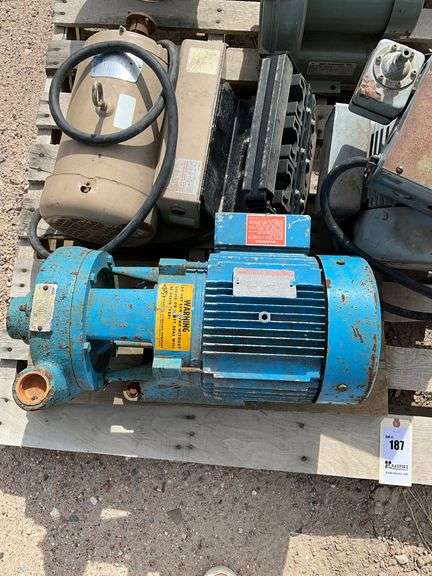 Balfor Electric Motor, Paco Water Pump, Blower, Big Water Plug & More ...