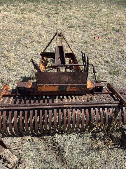 York 3 pt. 8’ Rock Rake, No Guage Wheels on Rear - Kraupie's Real ...