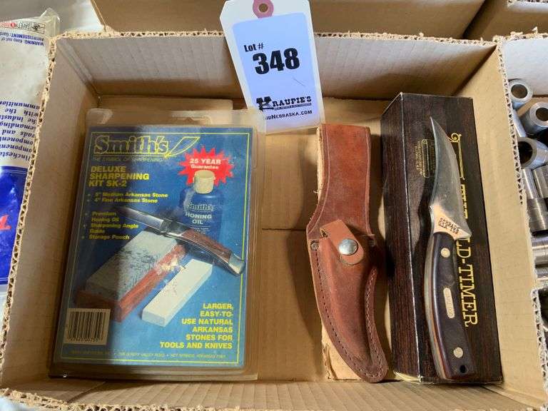 Knife Sharpening Kit, Old Timer 152 - Kraupie's Real Estate & Auctioneers